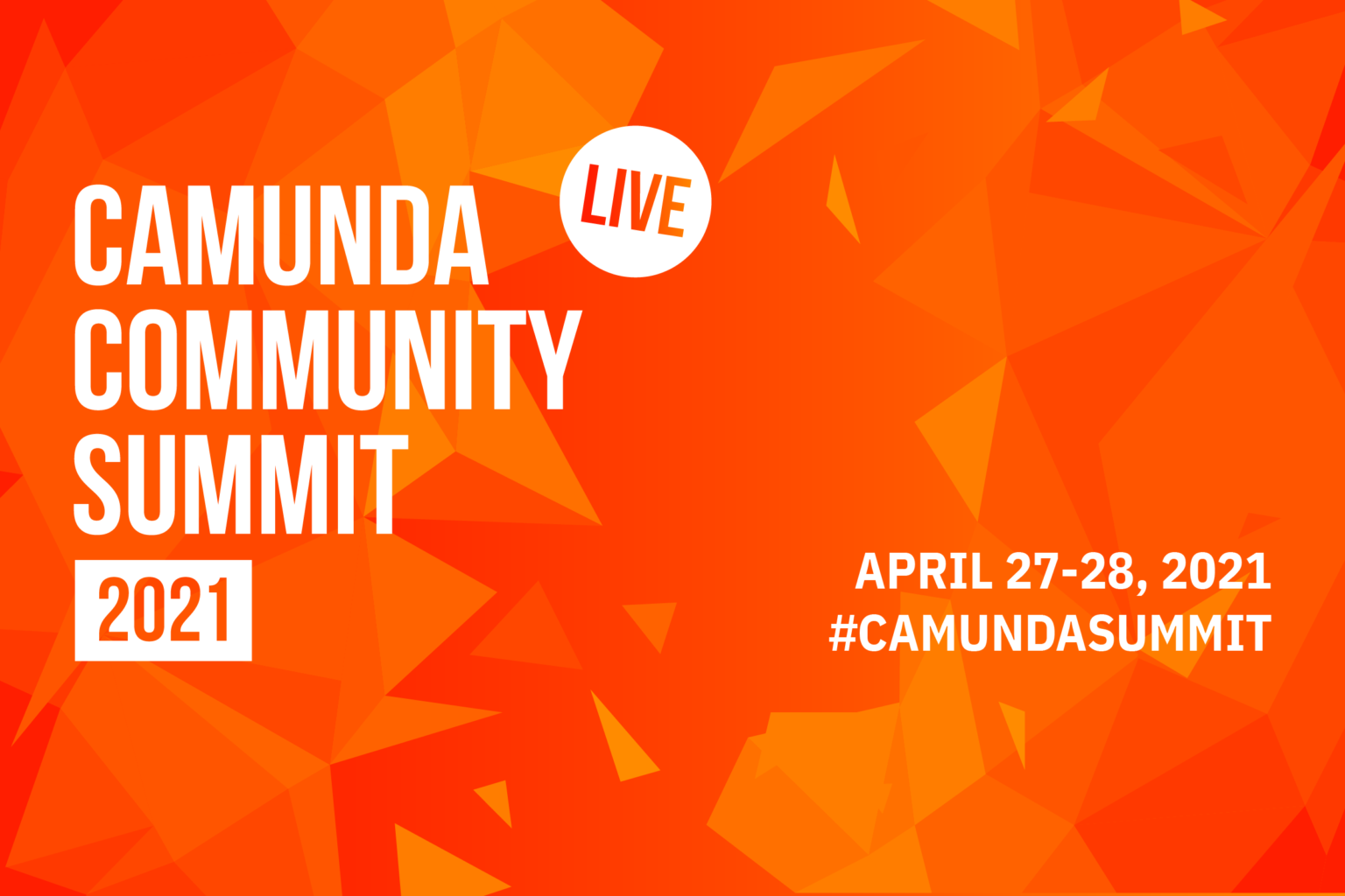 Welcome to the Camunda Community Summit 2021 | Camunda