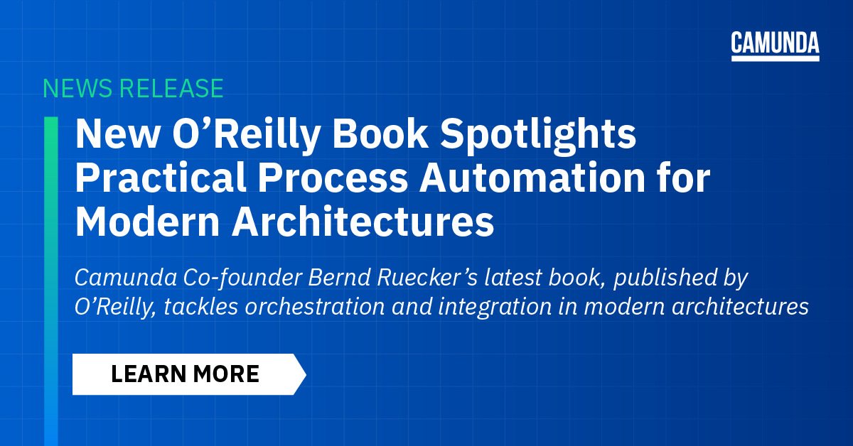 Bernd Ruecker Publishes Book with O’Reilly | Camunda