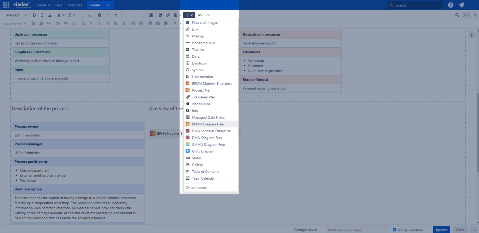 BPMN and DMN Modeler for Atlassian Confluence | Camunda