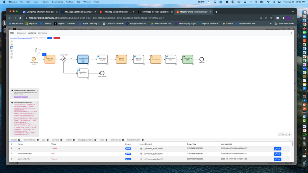 Using Play When You Have Connectors in Your Process | Camunda