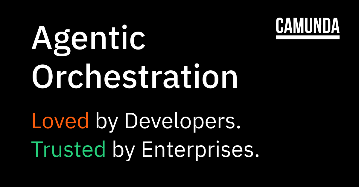 Agentic Orchestration & Automation Platform | Camunda